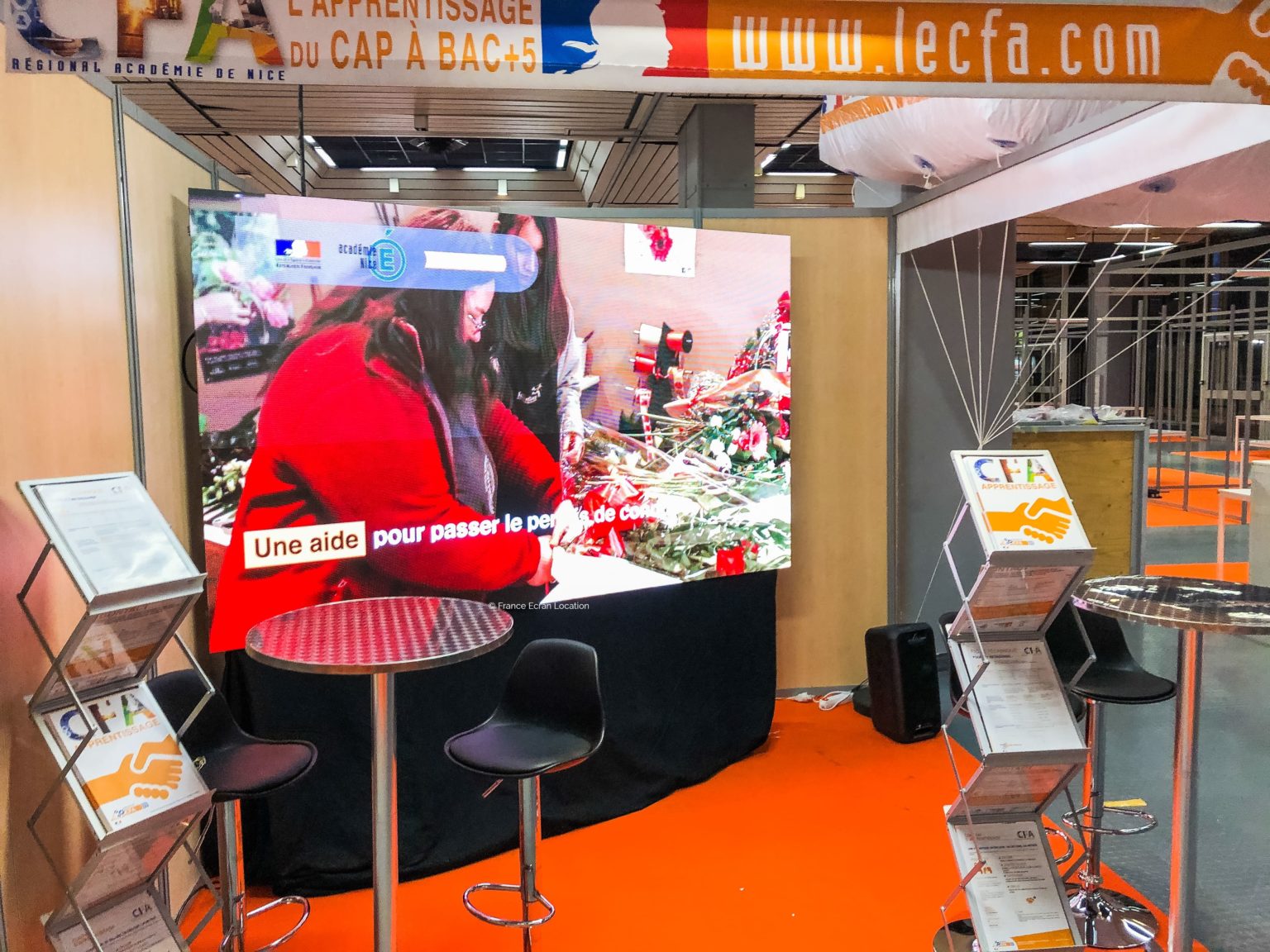 Location mur d'images LED pour animation Stand | France Ecran Location